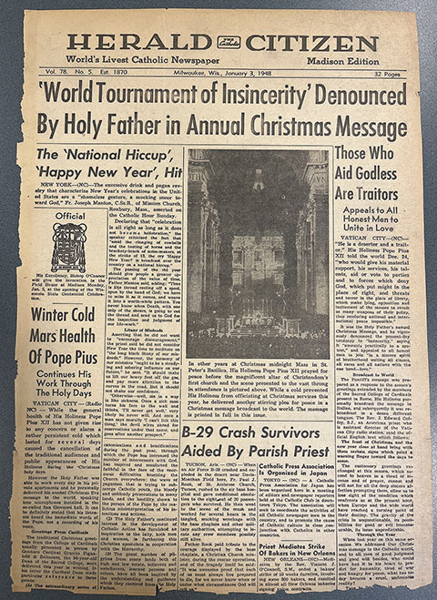 Honoring our past, moving forward to the future – Madison Catholic ...